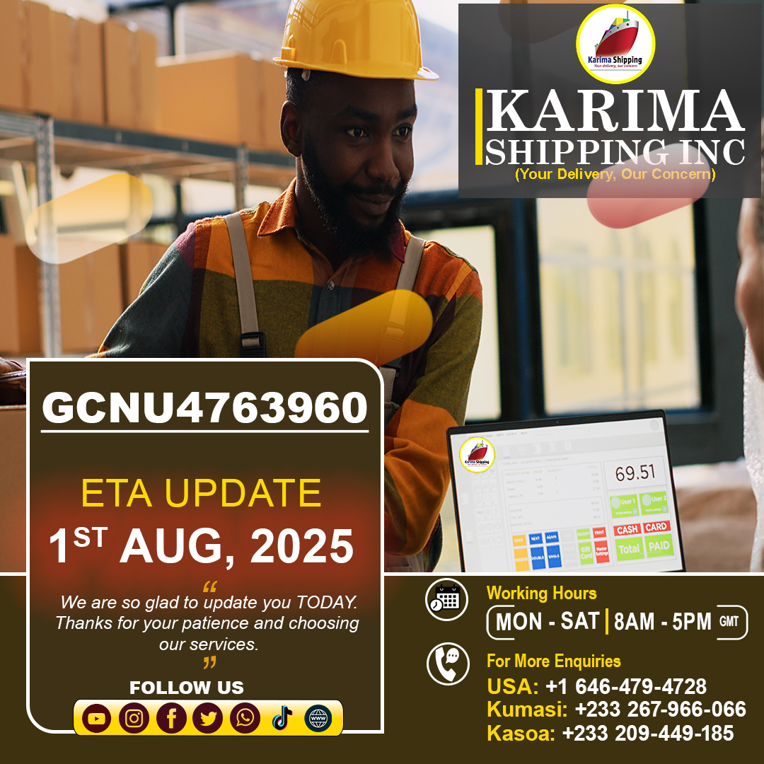 CONTAINER GCNU4763960 - Karima Auto & Shipping Ltd.
